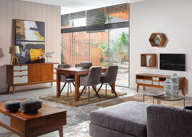 Artesania y Decoración | Blog COMEDOR COLONIAL BICOLOR BLANCO NOGAL ...